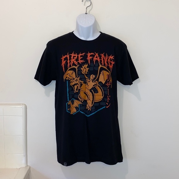 Pokemon | Shirts | Unisex Pokmon Fire Fang Charizard Crew Neck Tee ...